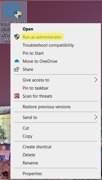 HP DC (Device Connect) Software Installation – Paragon WS