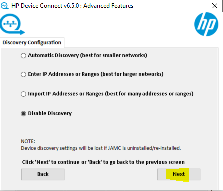 HP DC (Device Connect) Software Installation – Paragon WS