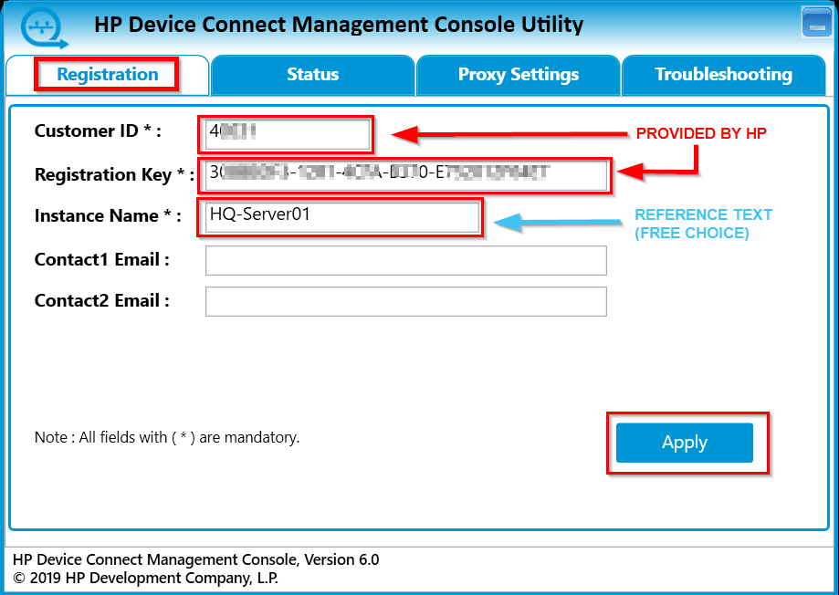 HP DC (Device Connect) Software Installation – Paragon WS